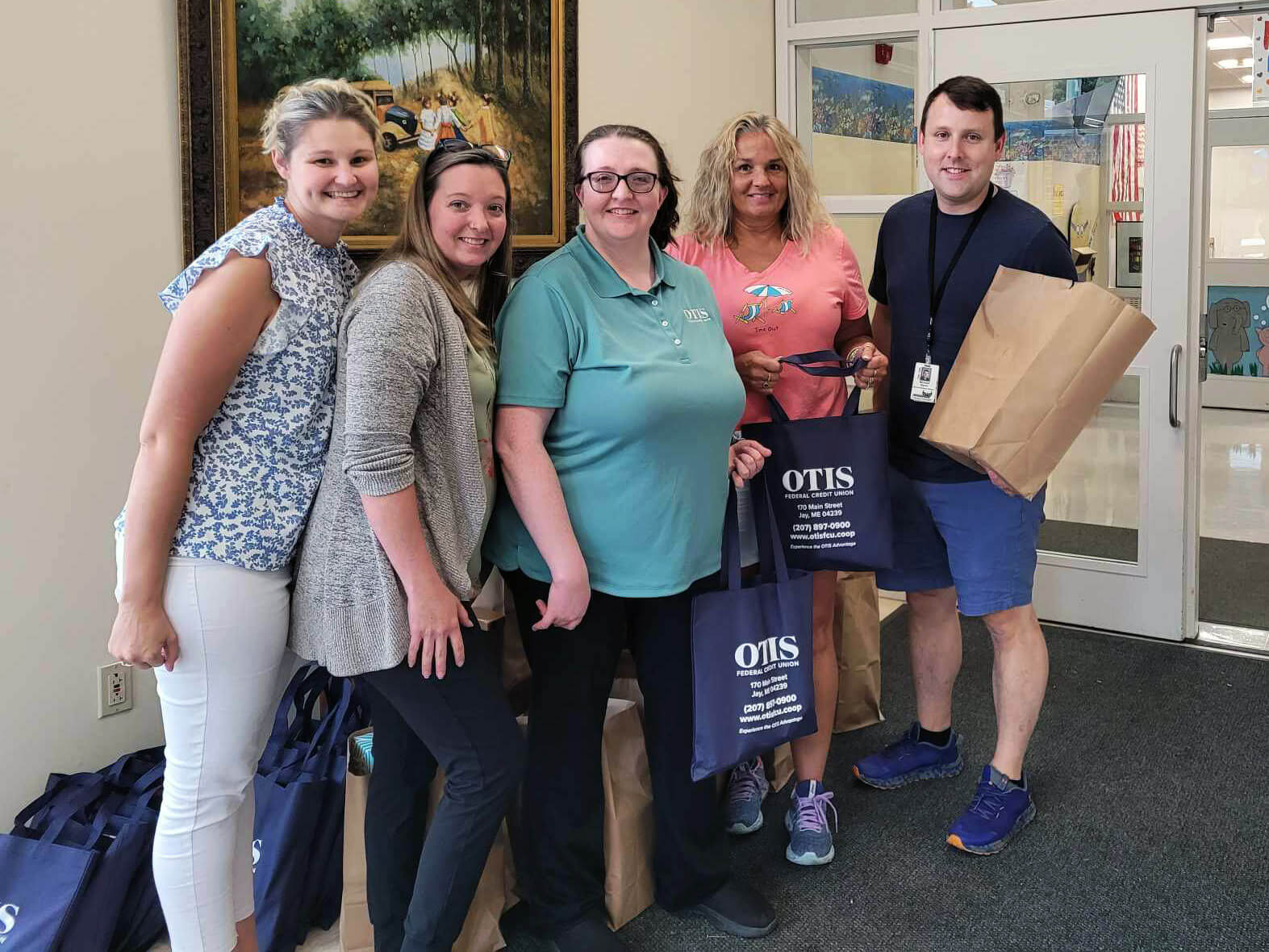 OTIS FCU Donates Back-to-School Supplies