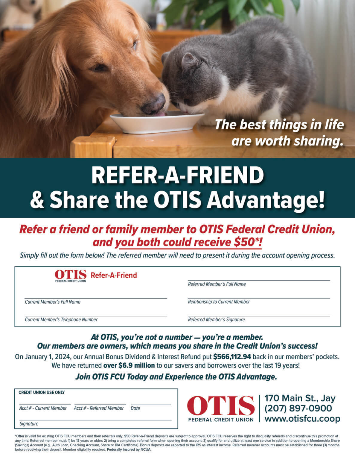Refer-A-Friend to OTIS FCU | OTIS FCU